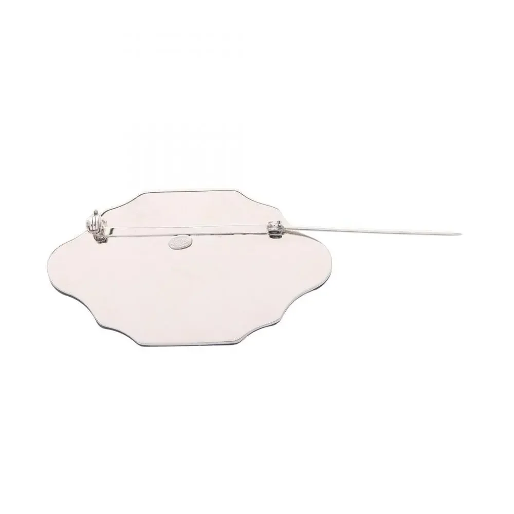 CHANEL | Tops | Chanel Cc Logo Brooch Sterling Silver 2075c93b | Poshmark